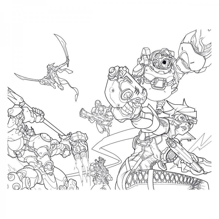 overwatch coloring pages